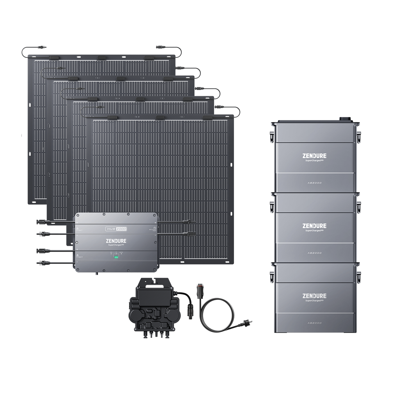 Zendure Balkonkraftwerk mit Speicher SolarFlow Hub 2000 Kaufen