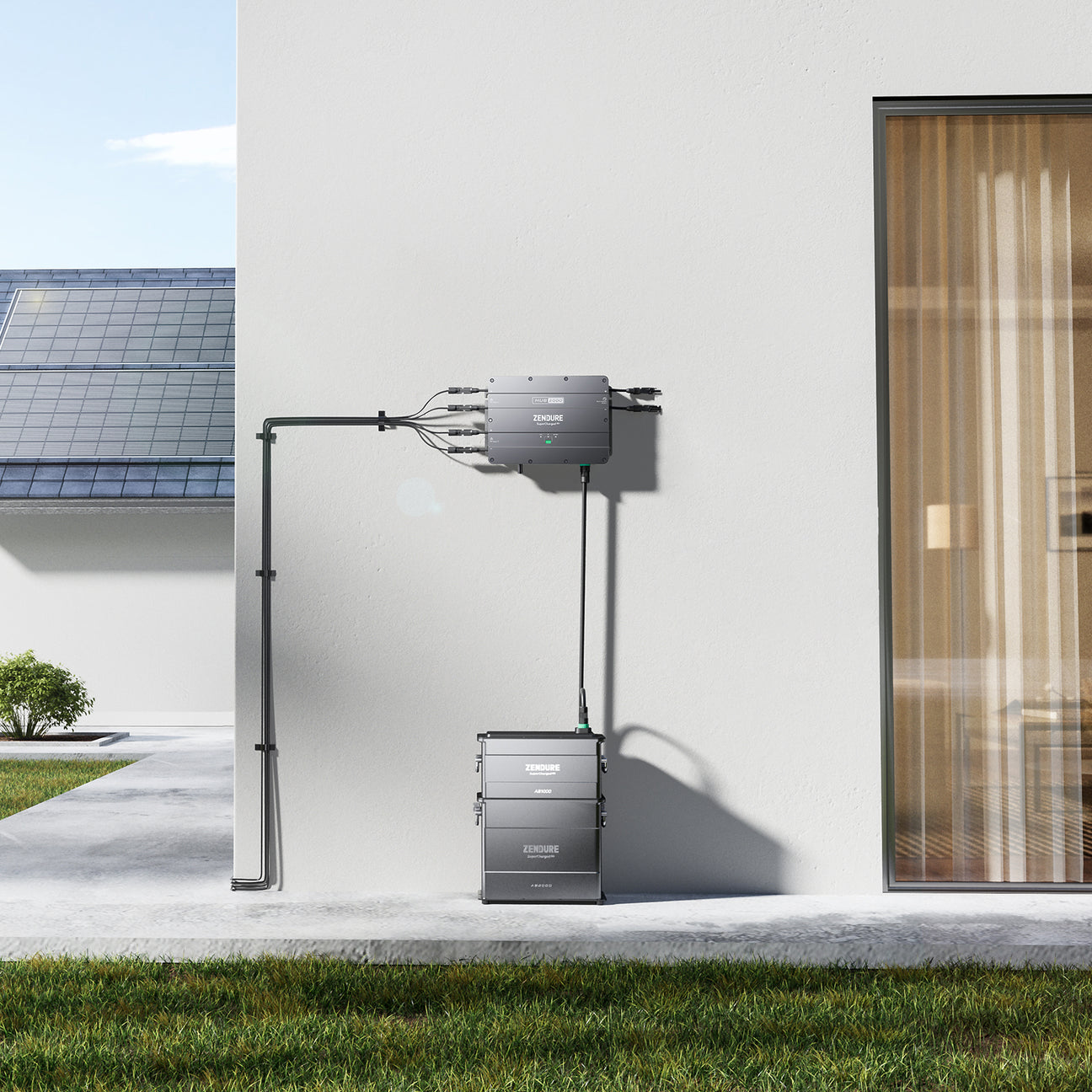 Zendure SolarFlow Speicher für Balkonkraftwerk Erweiterbar bis 7.68Kwh