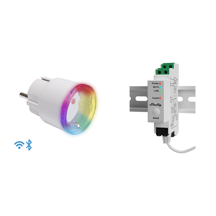 Shelly Pro 3EM und Shelly Plus Plug S